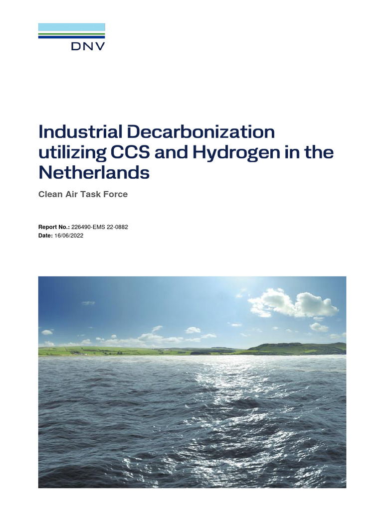 DNV Industrial Decarbonization Utilizing CCS and Hydrogen in The ...