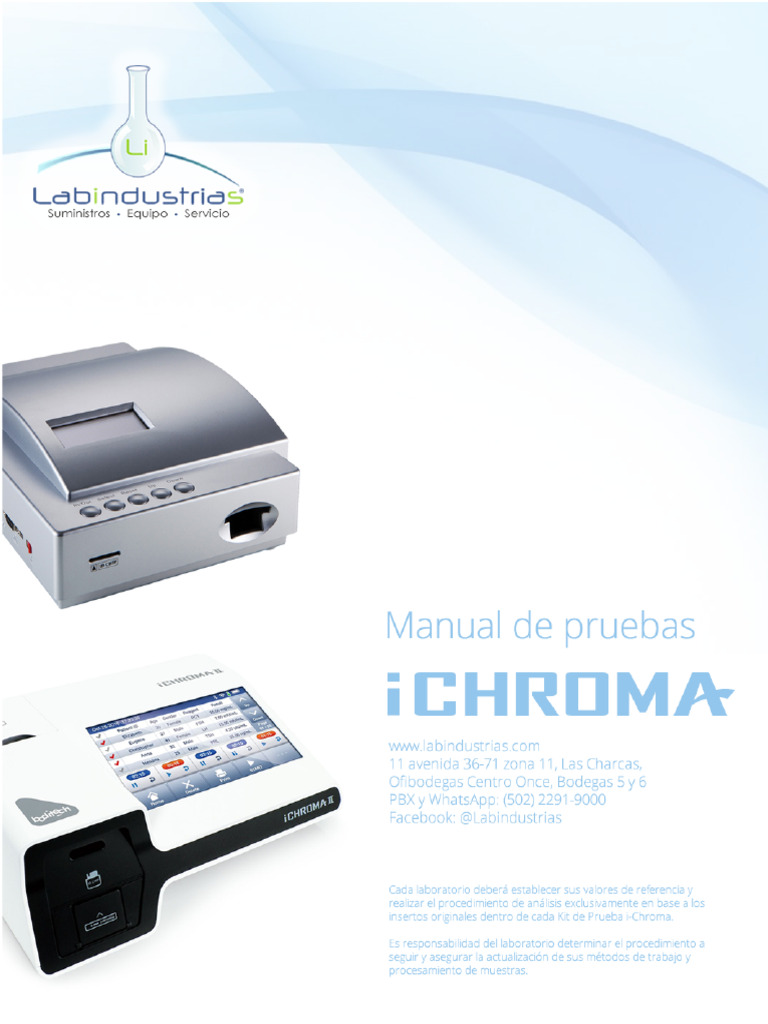 Manual de Pruebas IChroma | PDF | Hepatitis B | Hepatitis