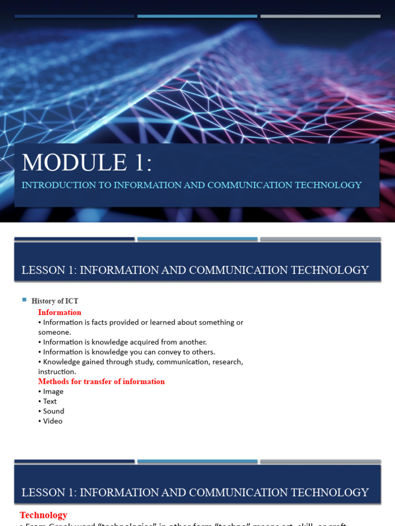 TECHNOLOGY | PDF | Information Technology | Information And Communications Technology