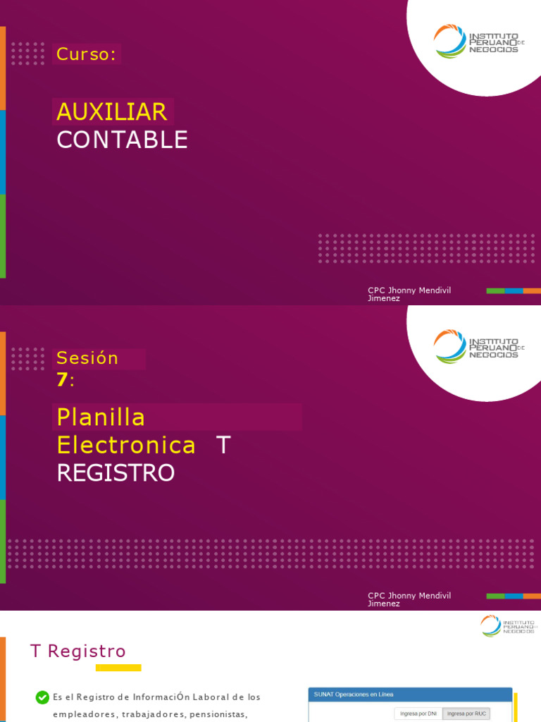 Sesion 7 - Auxiliar Contable | PDF