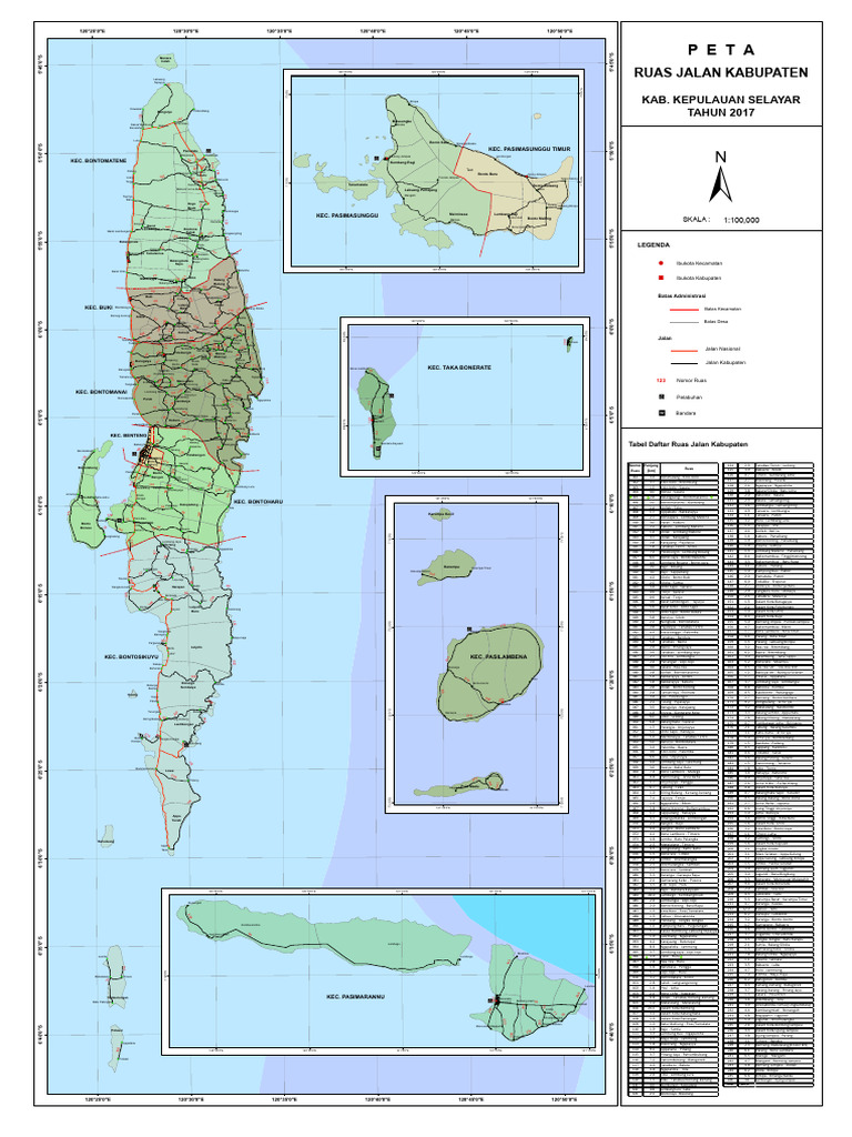 Peta Ruas Selayar | PDF