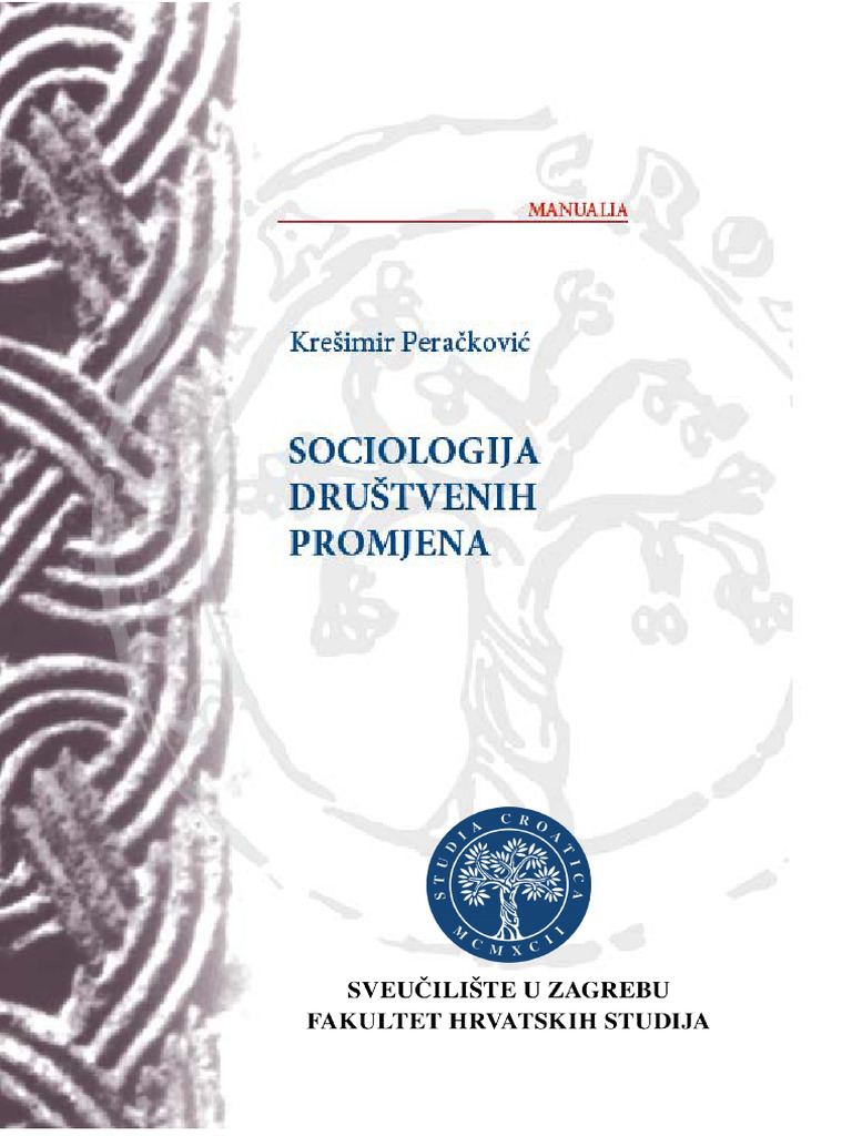 Skripta - Perackovic-Sociologija Drustvenih Promjena | PDF