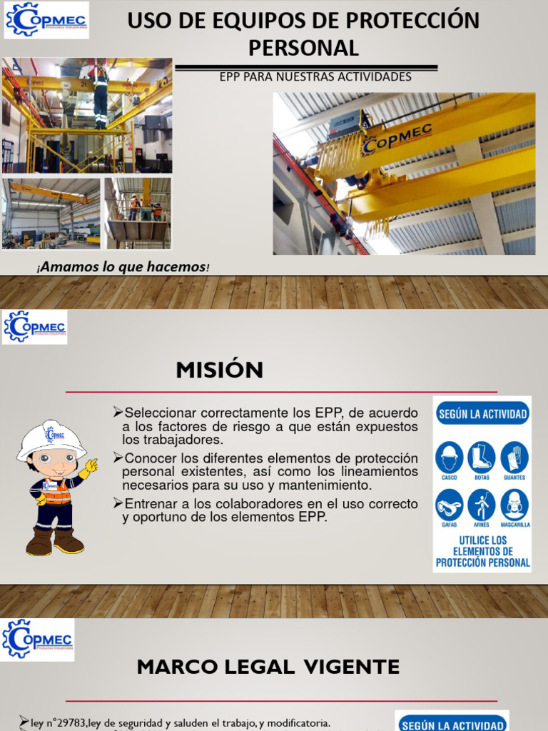 Uso de EPP | PDF | Soldadura | Construcción