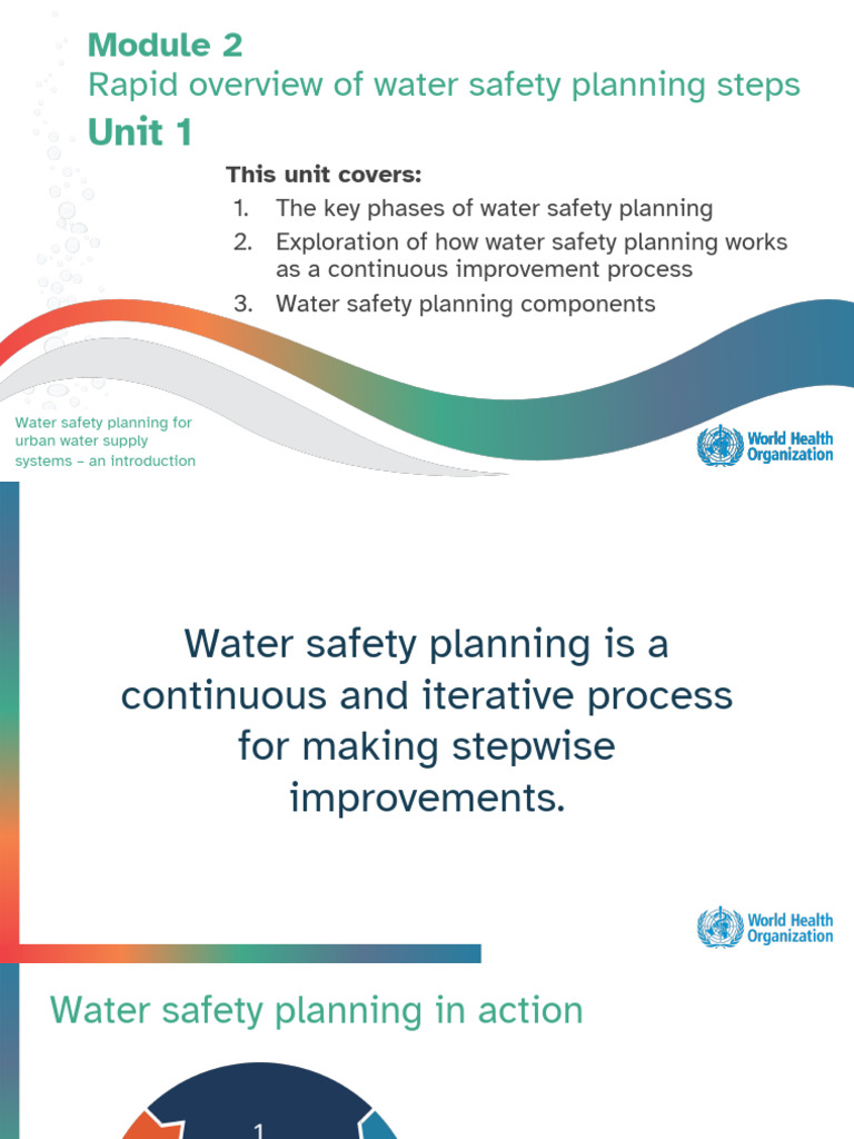 Water Safety Planning Module 2 Unit 1 en | PDF | Verification And ...