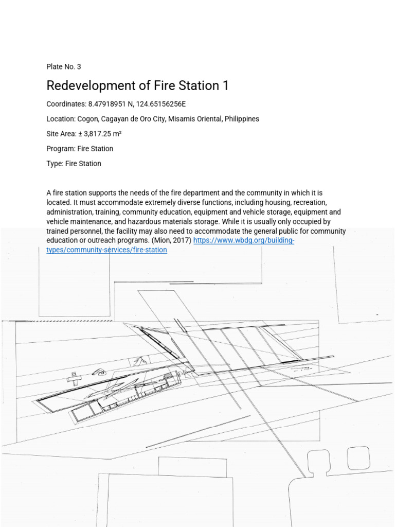 Plate No 3 Redevelopment of Fire Station 1 - Design 5 | PDF
