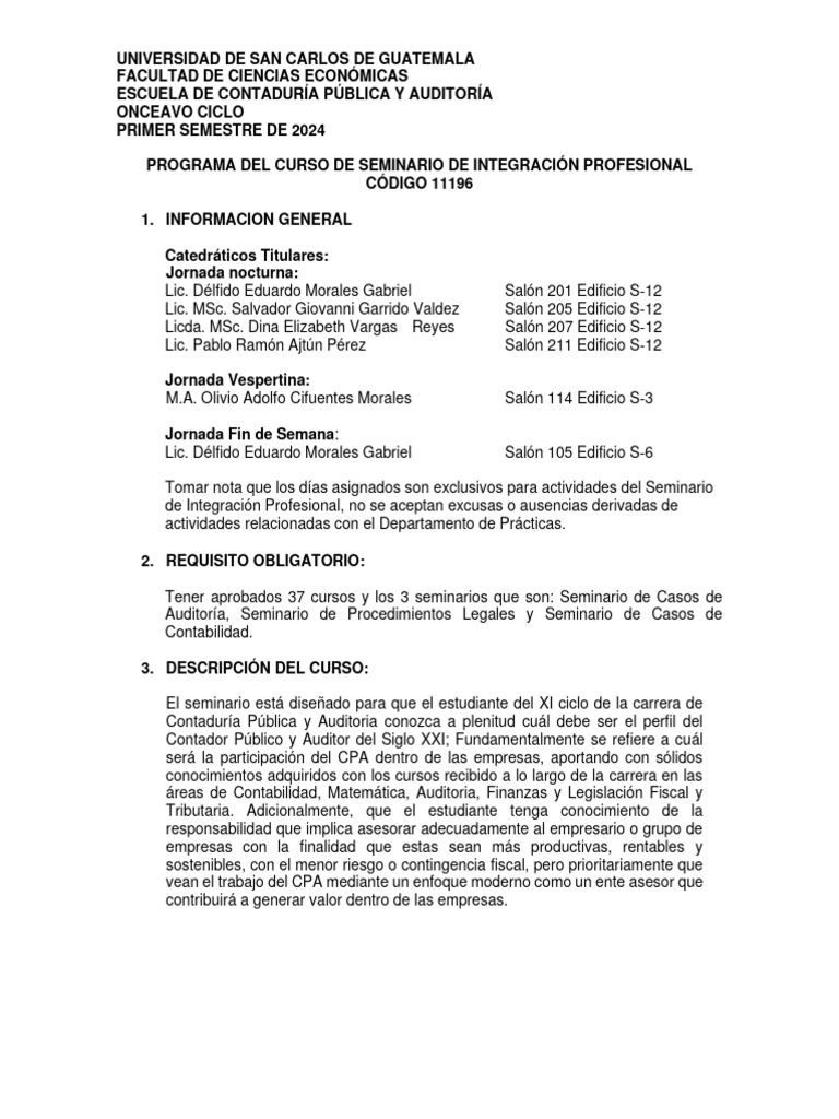 PROGRAMA SEMINARIO INTEGRADOR 2024.cleaned | PDF