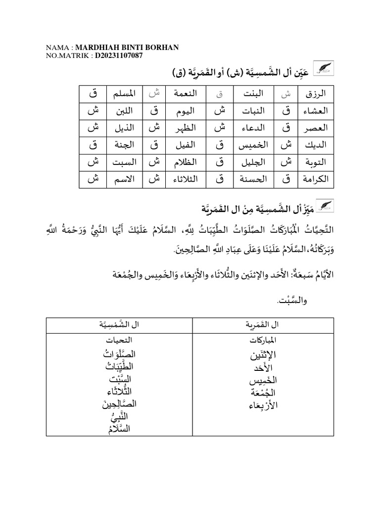 Latihan Pengukuhan Minggu 7 | PDF