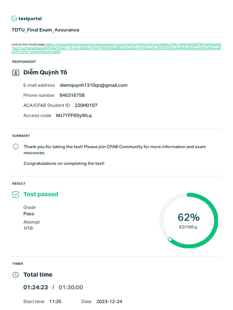 Test 2 | PDF | Accounts Payable | Audit