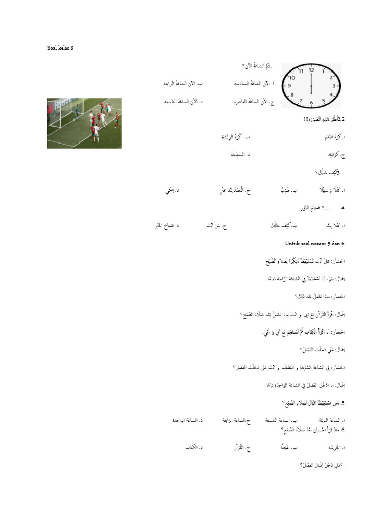 Soal Kelas 2 MId | PDF