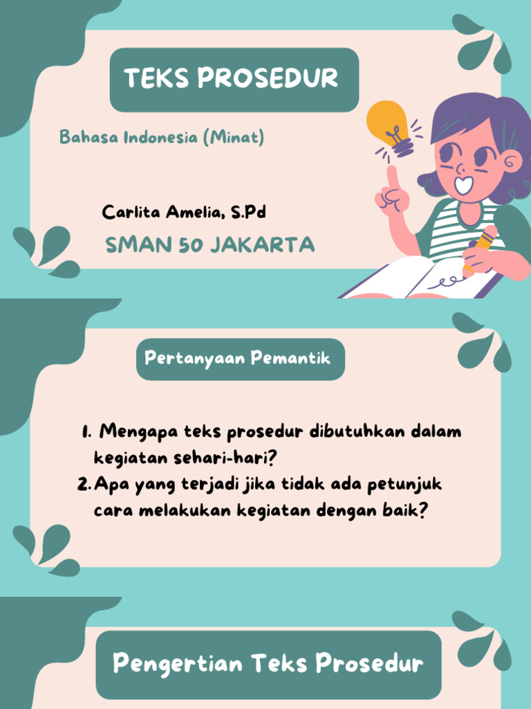 Teks Prosedur | PDF | Komputer