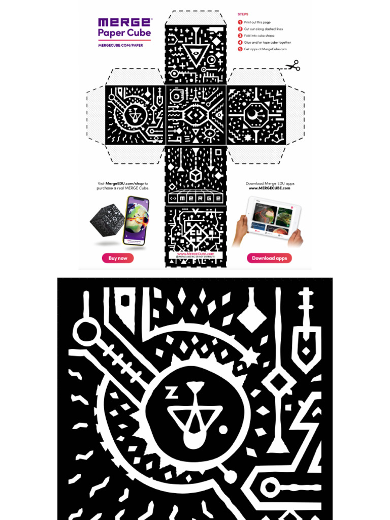 Merge Cube A3 Printout | PDF