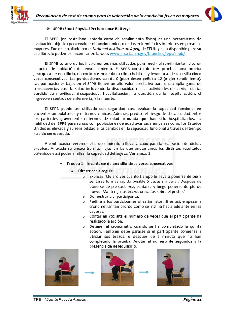 SPPB | PDF | Invalidez | Hospital