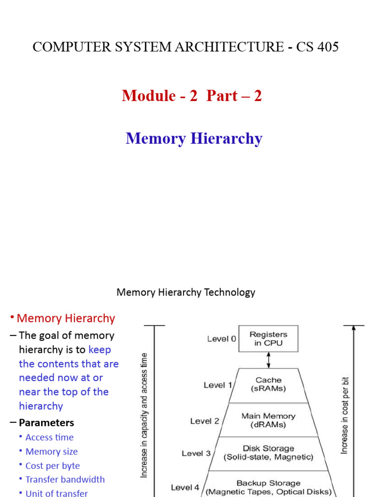 Stud-CSA Memory Mod2-Part2 (Autosaved) (Autosaved) | PDF | Computer Science | Information Technology