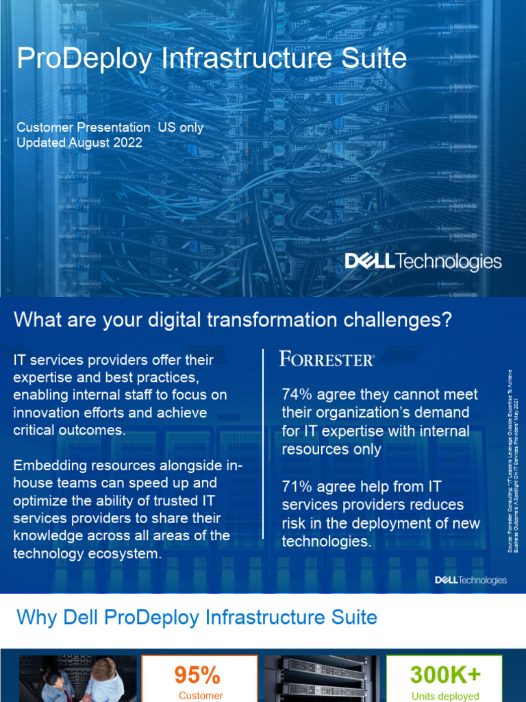 DELL SERVIÇOS - Prodeploy Enterprise Suite Customer | PDF | Dell ...