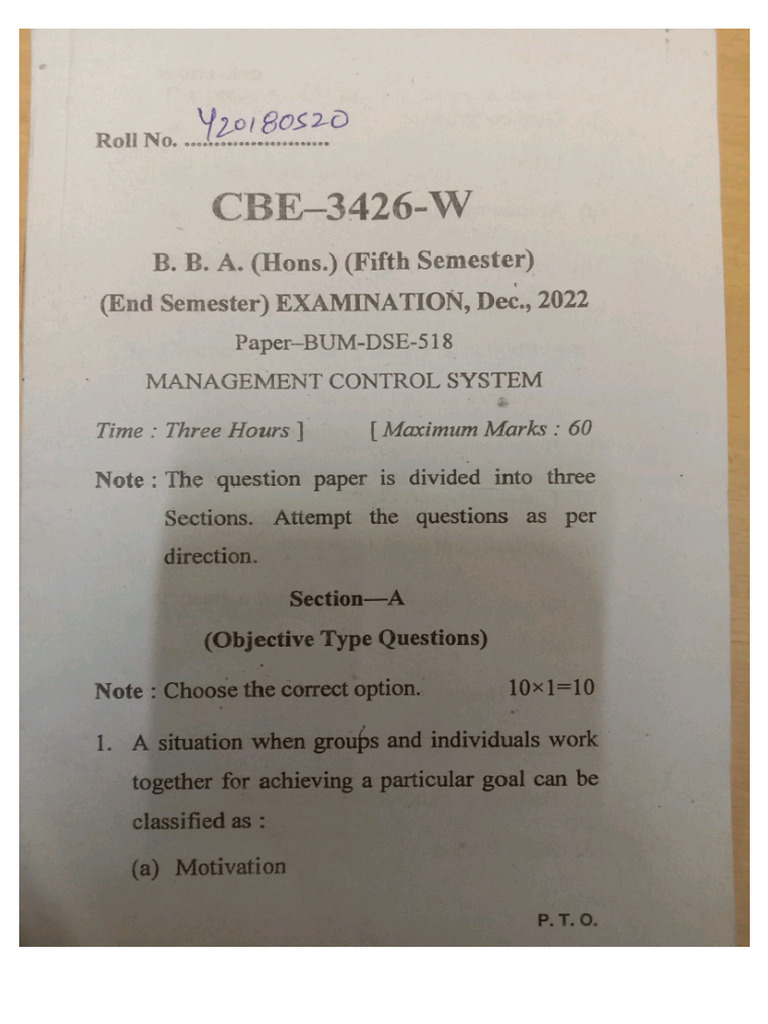 Management Control System | PDF Management Control System | PDF