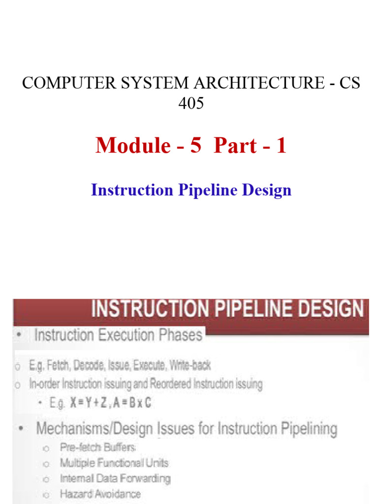 Pipeline - Instr - Super Branch | PDF | Computer Science | Computer Hardware