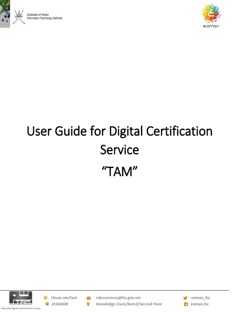 User Guide For Tam Service (English) | PDF