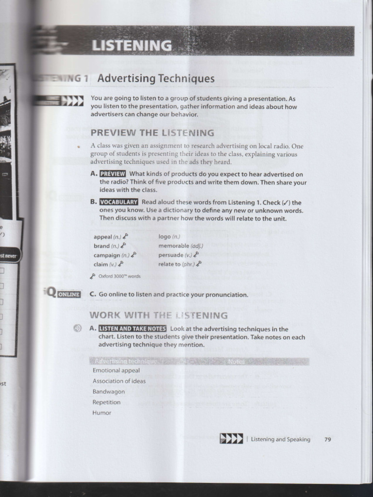 Unit 4 - Listening | PDF