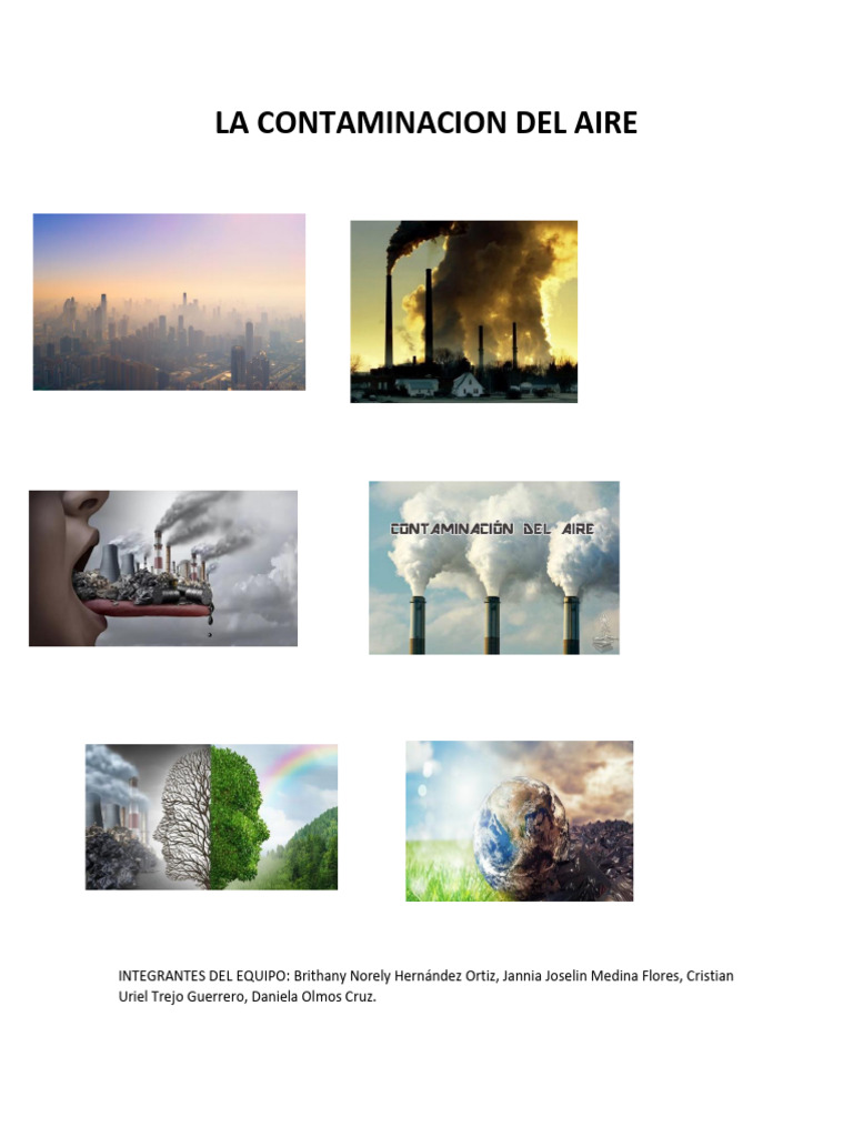 La Contaminacion Del Aire | PDF | Contaminación | La contaminación del aire