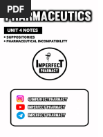 Unit 1 Pharmaceutics (Imperfect Pharmacy) | PDF