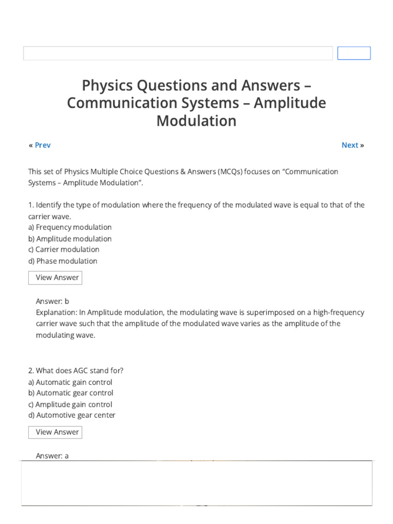 Am, FM, PM 1 | PDF | Modulation | Frequency Modulation