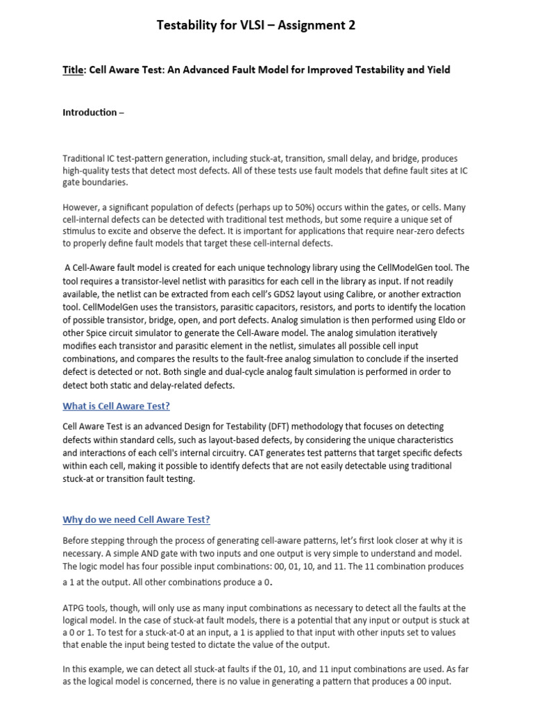 Testability For VLSI | PDF | Semiconductor Device Fabrication | Design