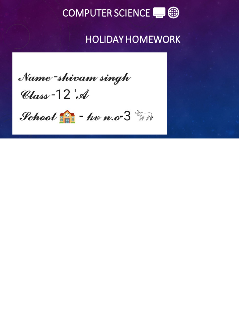 Computer Science ? HW | PDF | Variable (Computer Science) | Scope ... Computer Science ? HW | PDF | Variable (Computer Science) | Scope ...