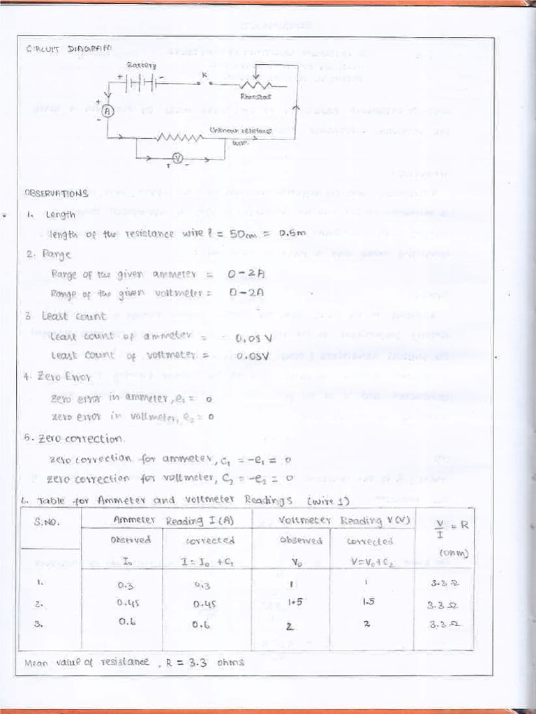 Physics Lab Results | PDF | Electrodynamics | Measuring Instrument