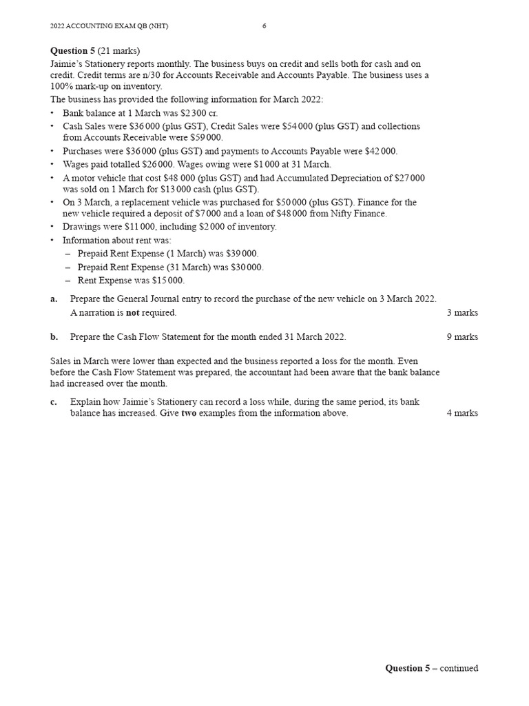 Exam 2022 NHT Cfs | PDF