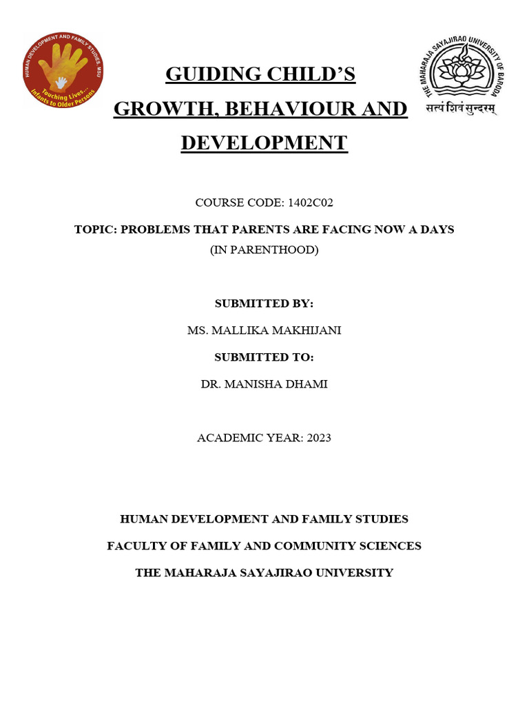 Fundamentals of Human Development | PDF | Parenting | Substance Abuse