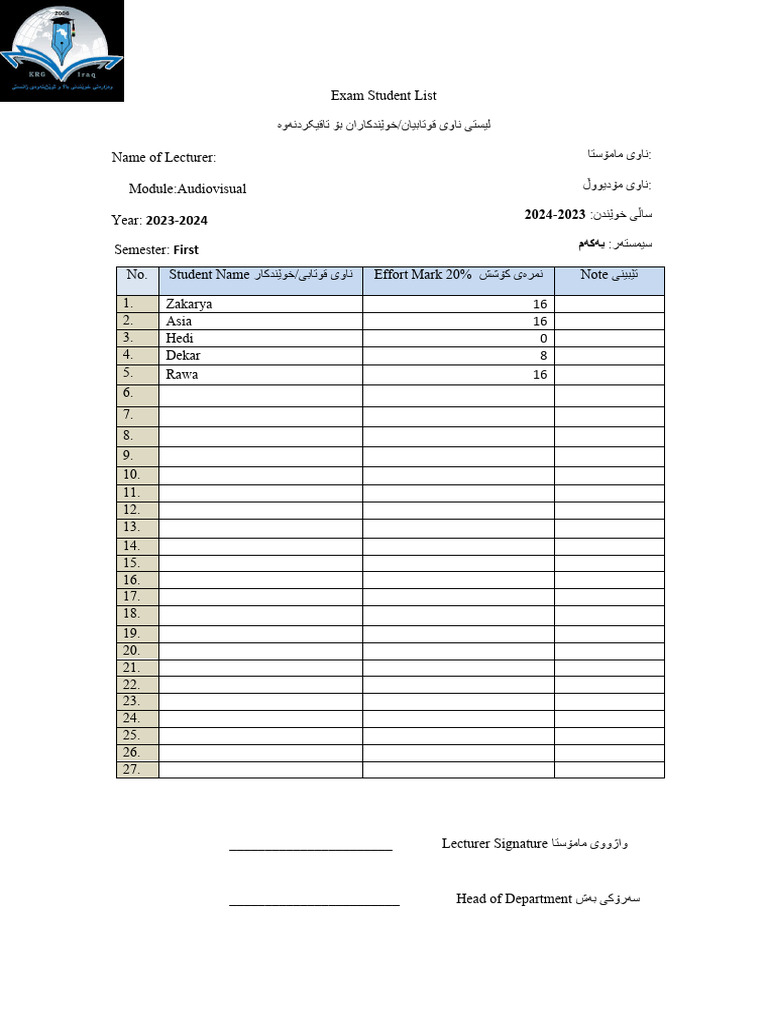 1st Stage Chinese Dept. 40% Mark | PDF
