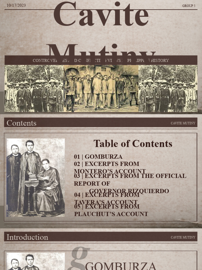 Cavite-Mutiny Group5 | PDF | Philippines | Spanish Colonization Of The ...