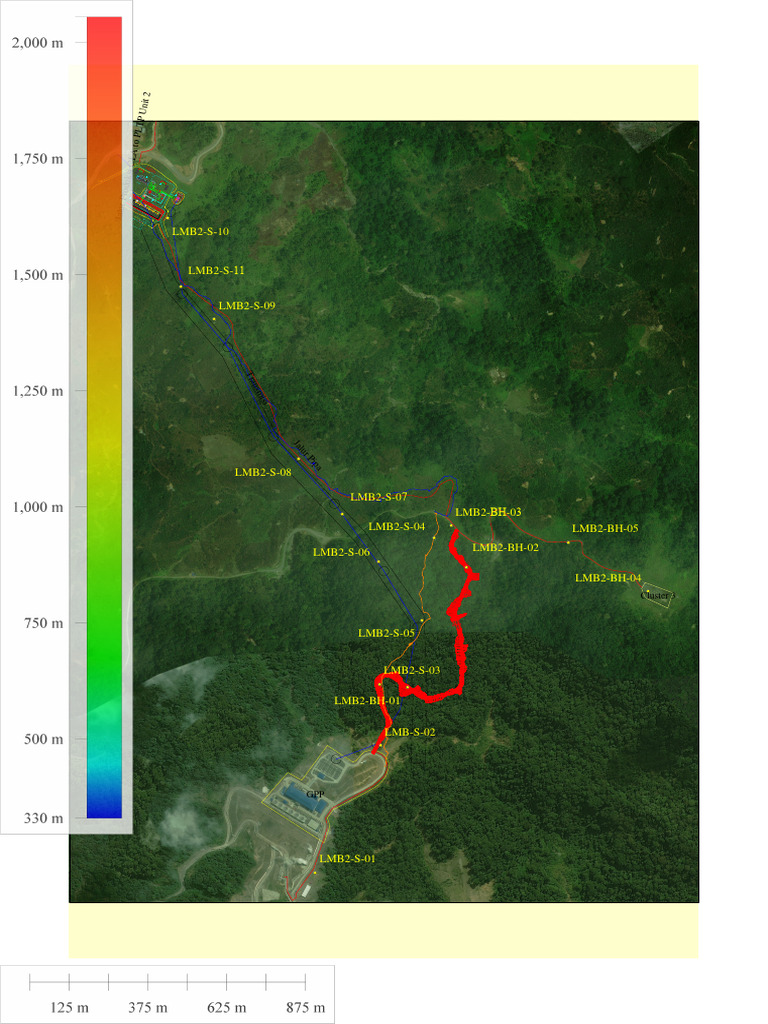 Soil Investigation Area Transmission Line | PDF