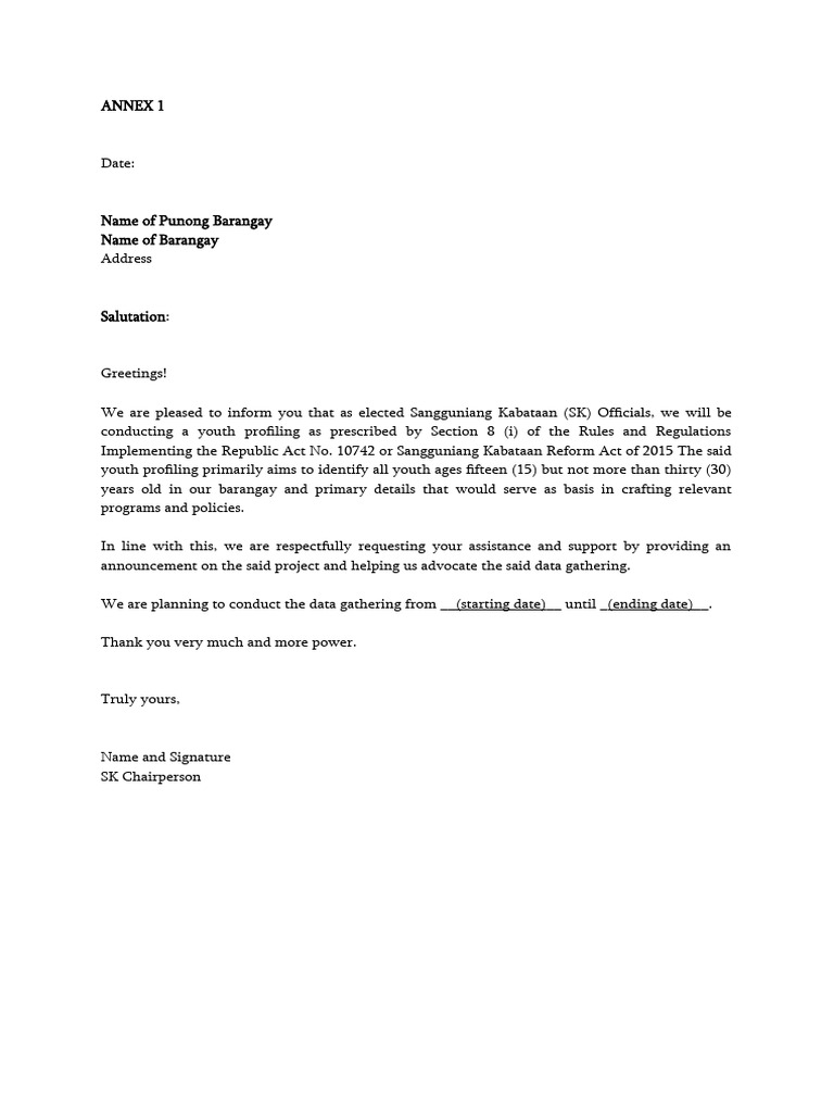 KK PROFILING - MEMORANDUM CIRCULAR Guidelines - KK Profiling - June 08 ...