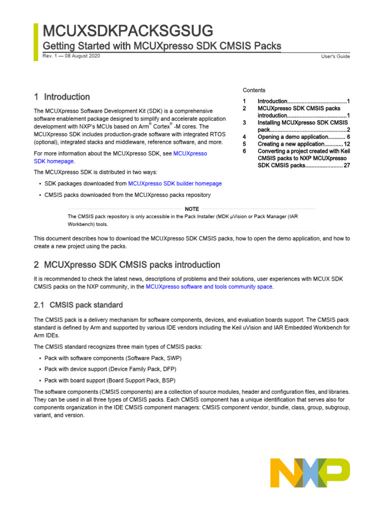 Mcuxsdkpacksgsug Cleaned | PDF | Integrated Development Environment ...