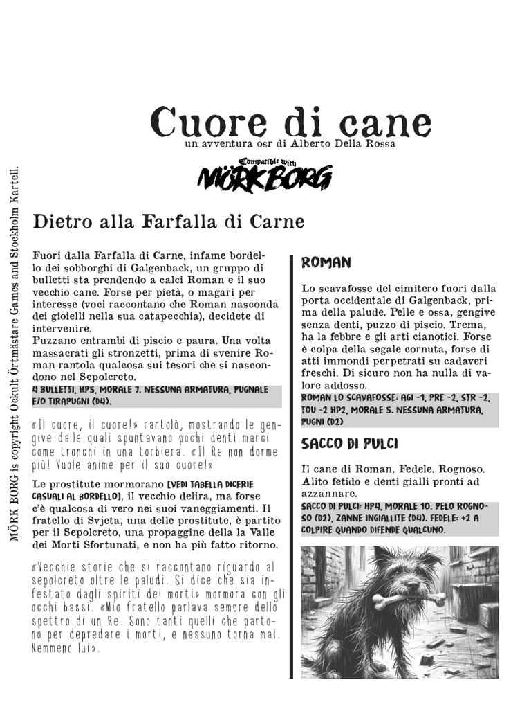 Cuore Di Cane Campaign | PDF