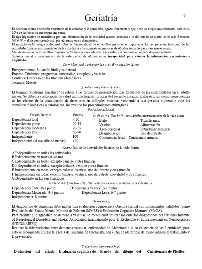 Geria | PDF | Demencia | Enfermedad de Alzheimer