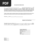 Mandatory Disclosure Form | PDF