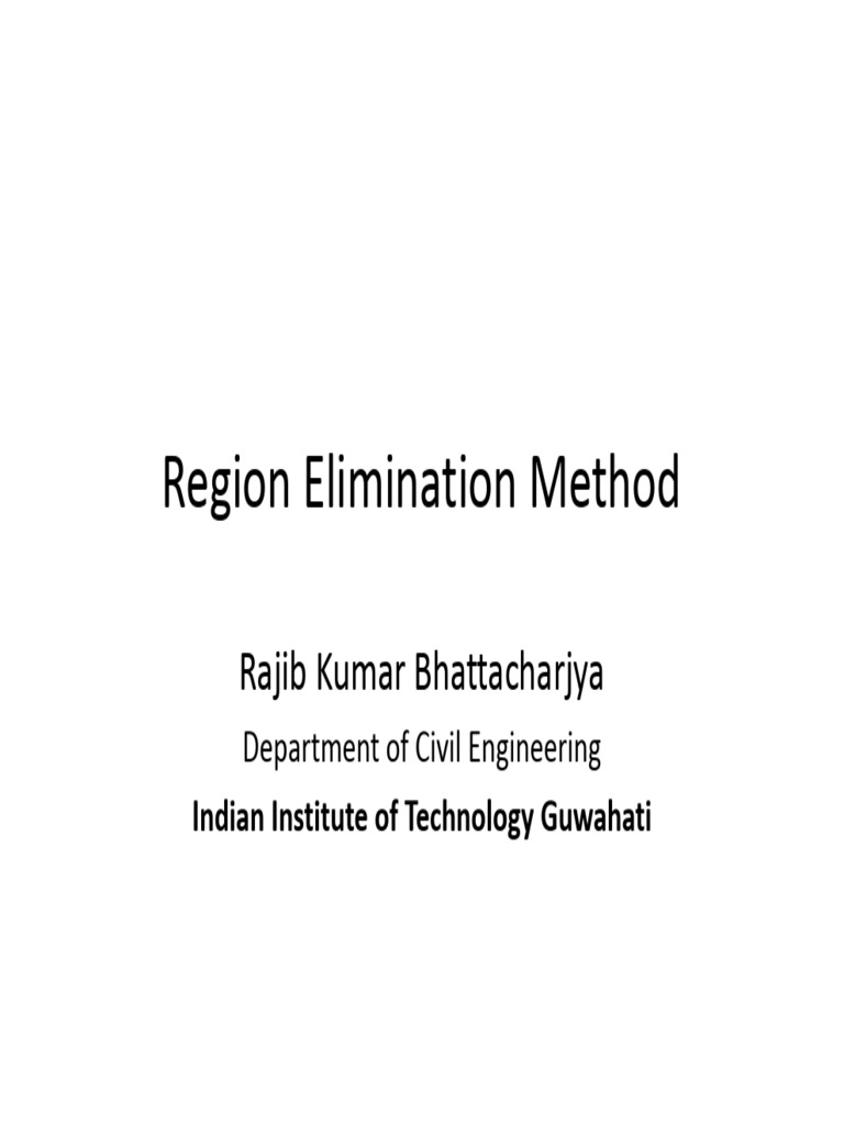 Region Elimination Method | PDF | Applied Mathematics | Algorithms