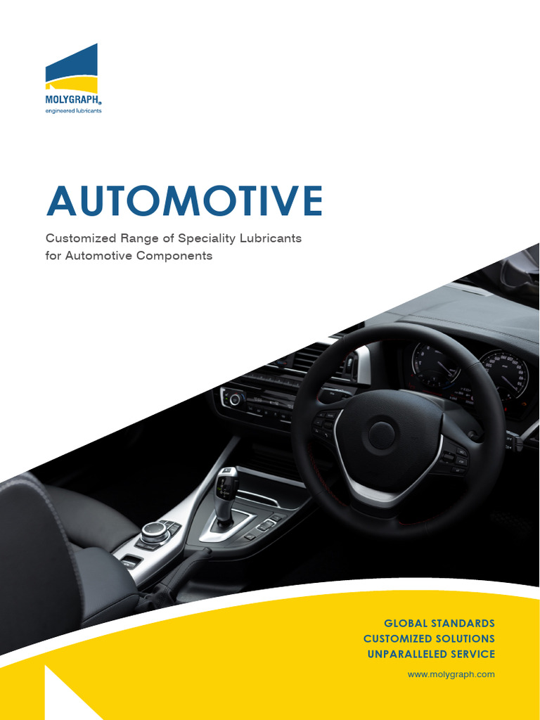 Molygraph Automotive - Brochure | PDF | Lubricant | Bearing (Mechanical)