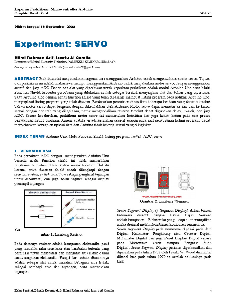 Servo | PDF