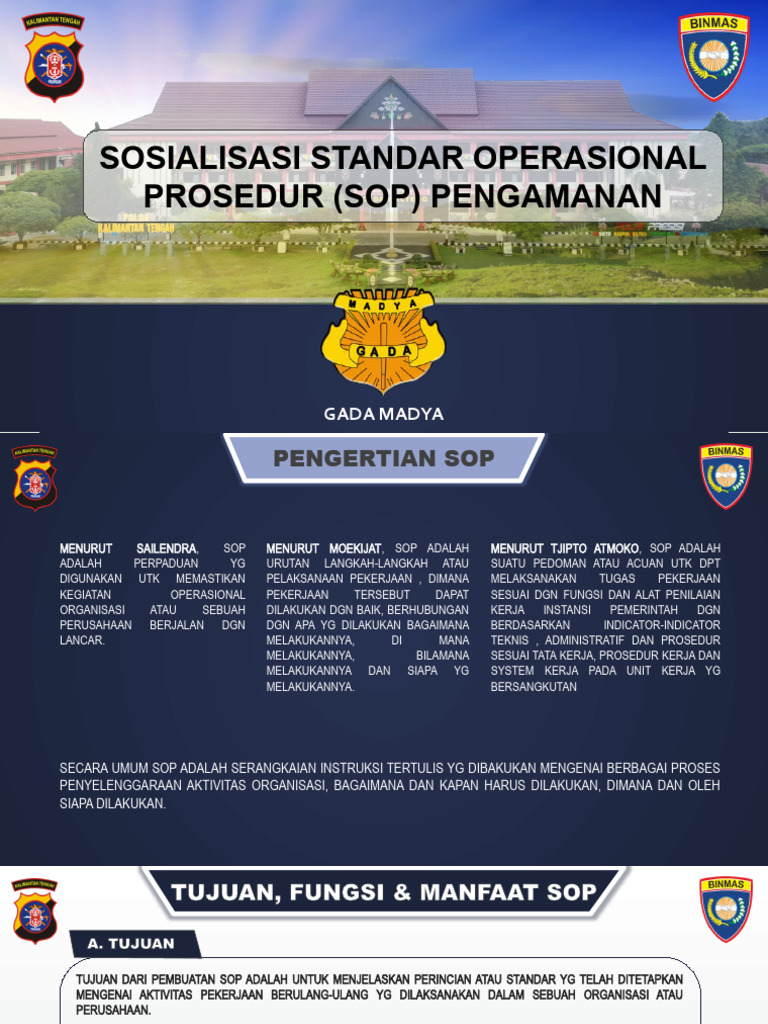 SOP Pengamanan untuk Satpam | PDF