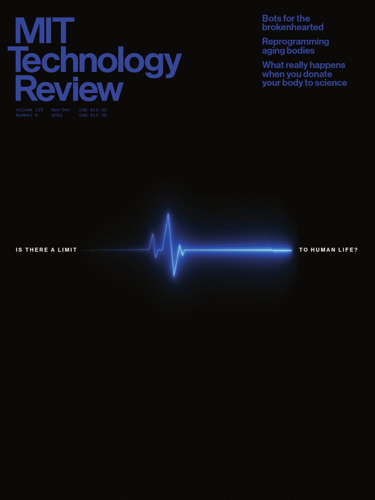 MIT Technology Review, Vol. 125.6 (November-December 2022) | PDF