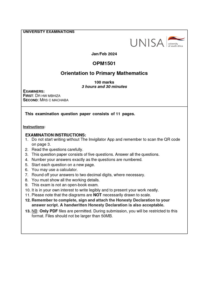 Opm1501 - Jan 2024 (002) - 085432 | PDF | Computing