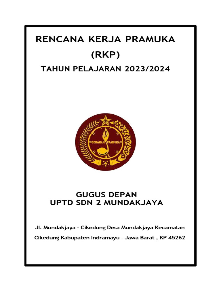 Program Pramuka 2023 - 2024 | PDF