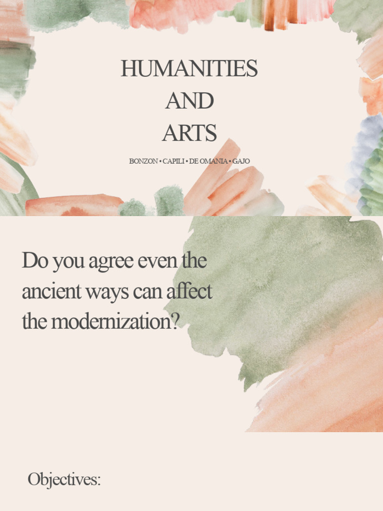 Humanities and Arts Group 1 Bonzon 20240118 150002 0000 | PDF