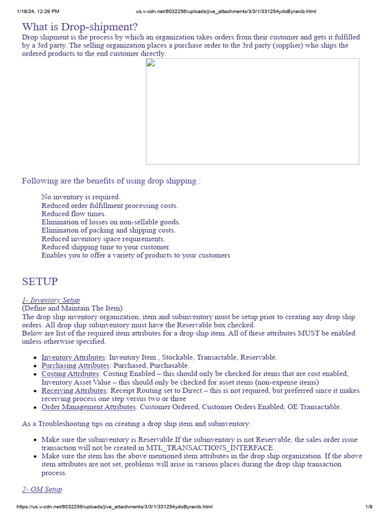 What Is Drop Ship | PDF | Accounts Payable | Receipt