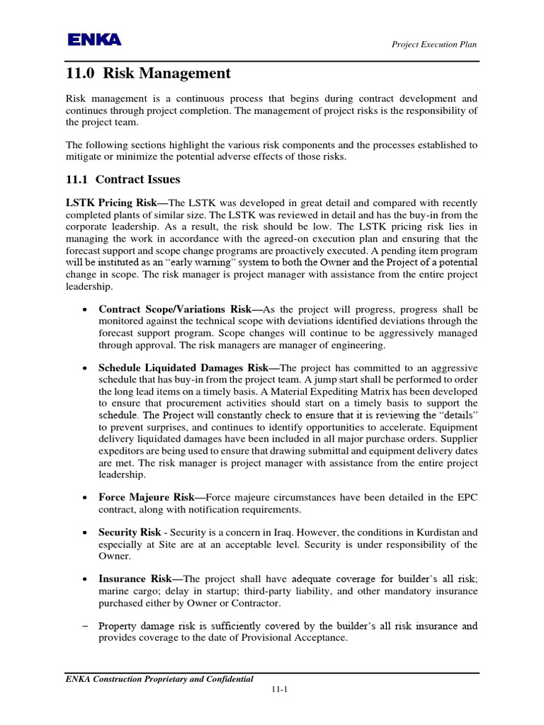 11.0 Risk Management | PDF | Risk Management | Insurance
