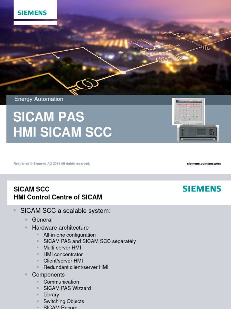04 - Sicam SCC | PDF
