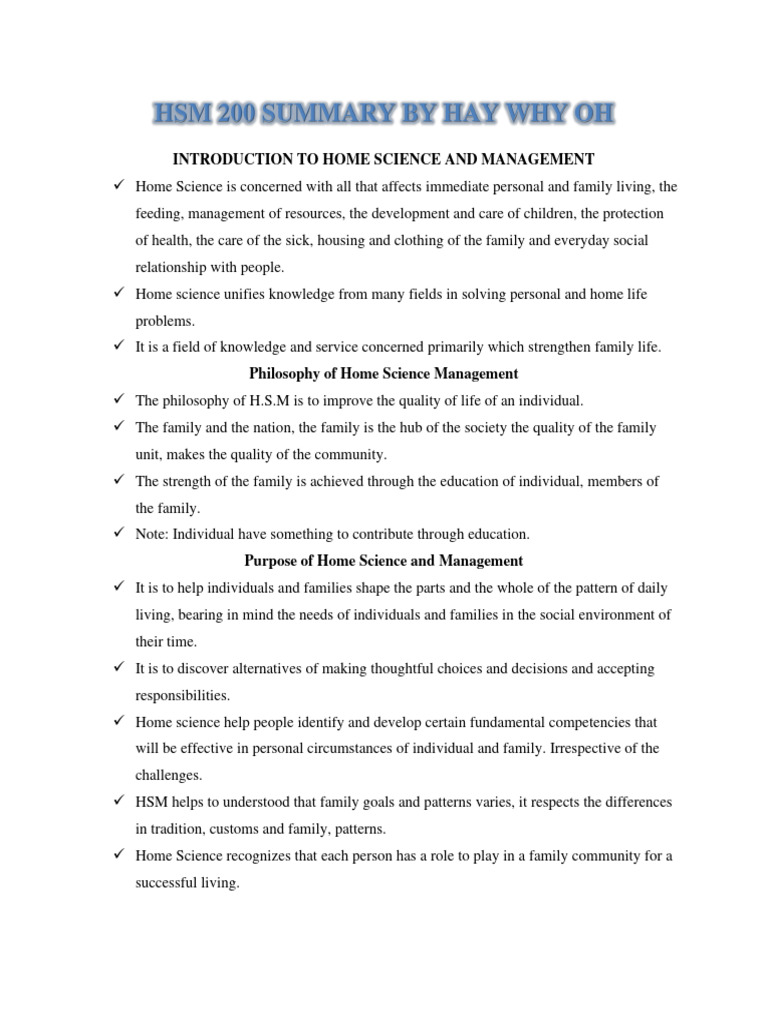 HSM 200 Summary by Hay Why Oh | PDF | Adolescence | Shaving